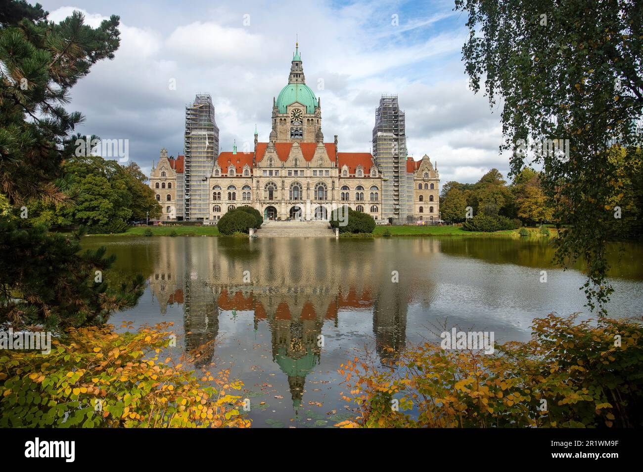 Hannover, Germany - October 14, 2022. Hannover's Neues Rathaus is the ...