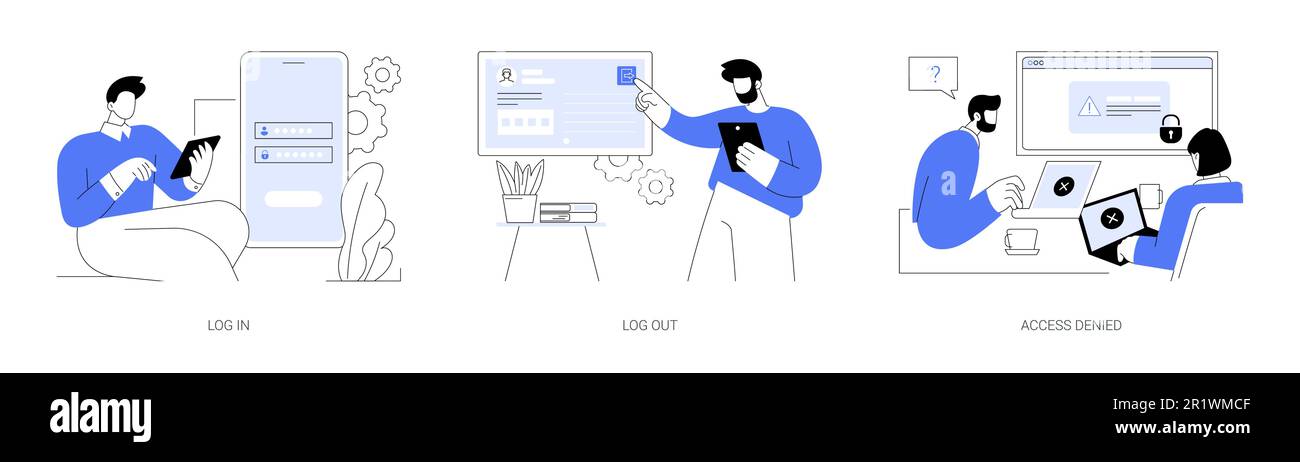 Notification log Stock Vector Images - Alamy