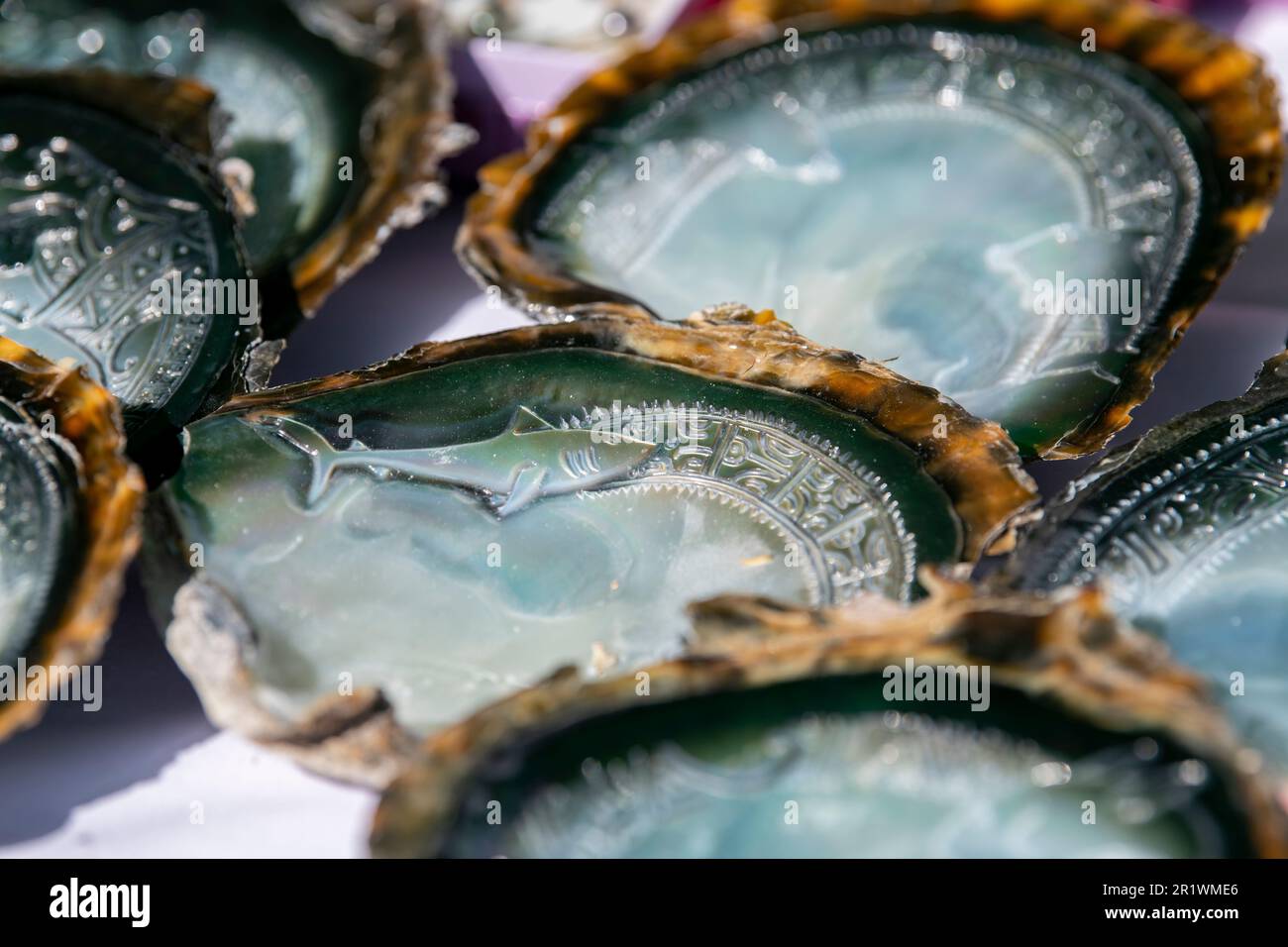 South Pacific, French Polynesia, Gambier Islands, Island of Mangareva ...