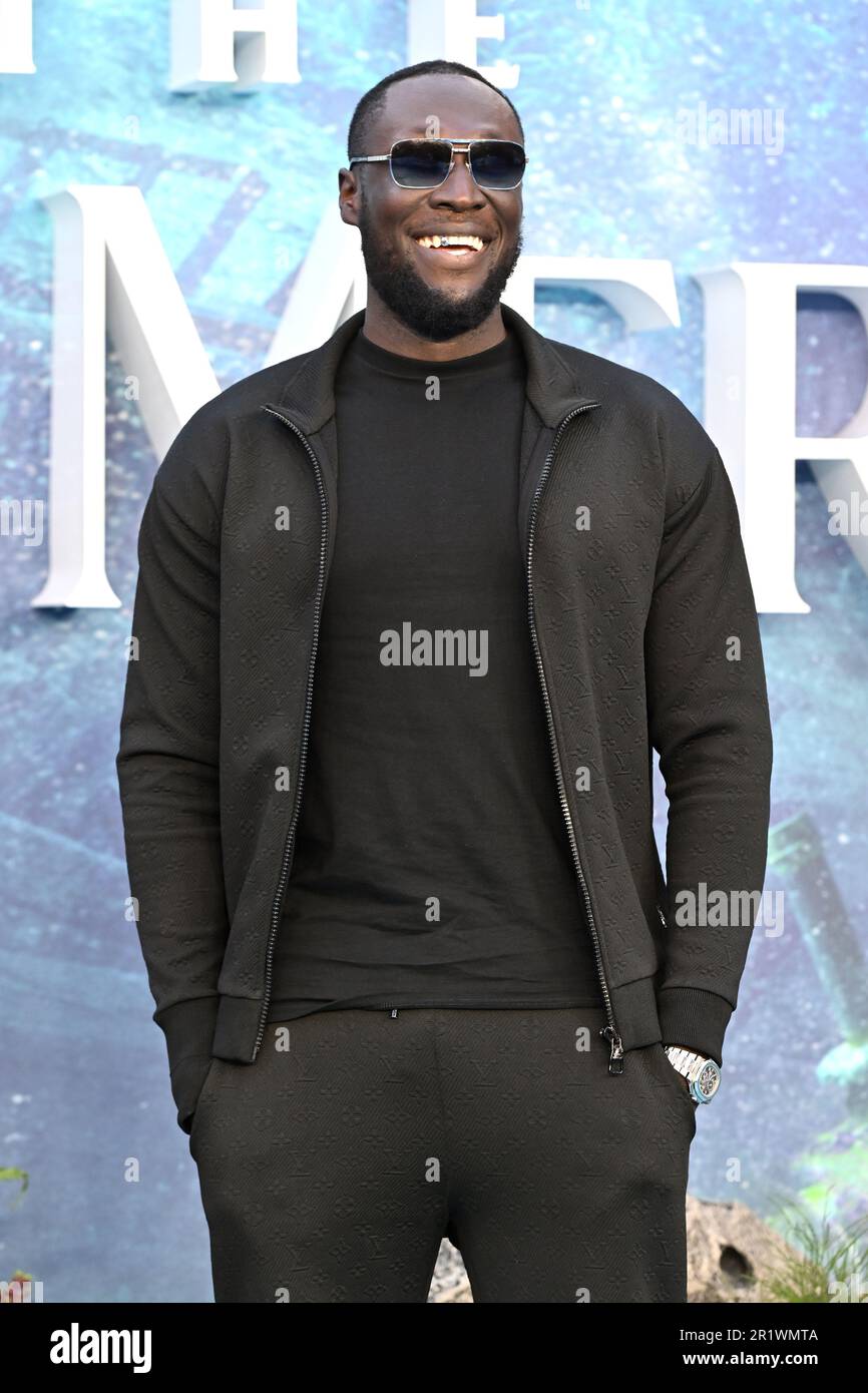 London, UK. 15th May, 2023. Stormzy attending the UK Premiere of the ...