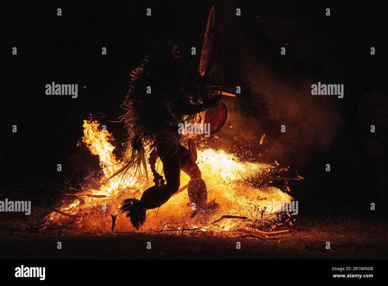 Papua New Guinea, New Britain Island, Rabaul, Baining. Traditional ...