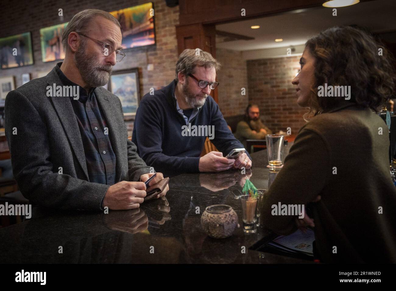 LUCKY HANK, Bob Odenkirk (left), Sara Amini (right), The Chopping Block' (Season 1, ep. 108 ...
