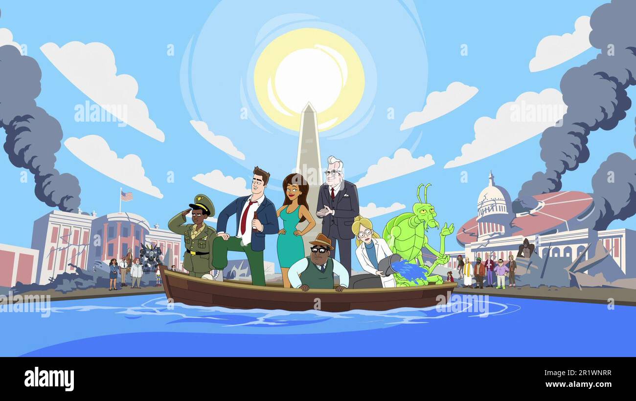 MULLIGAN, from left: from left: General Scarpaccio (voice: Ayo Edebiri ...