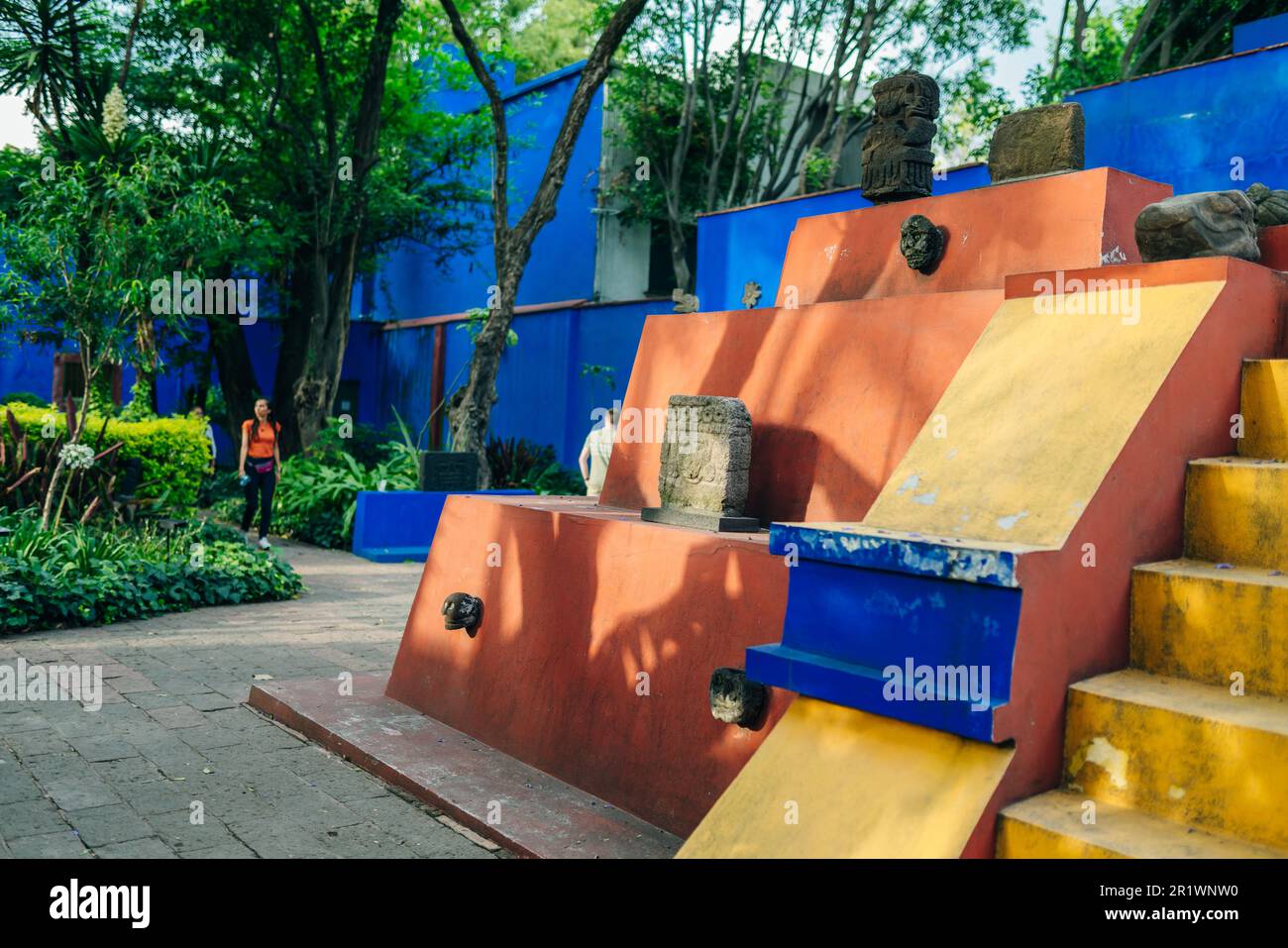 Mexico City, Mexico - may 2023 Historical landmark Blue House museum ...