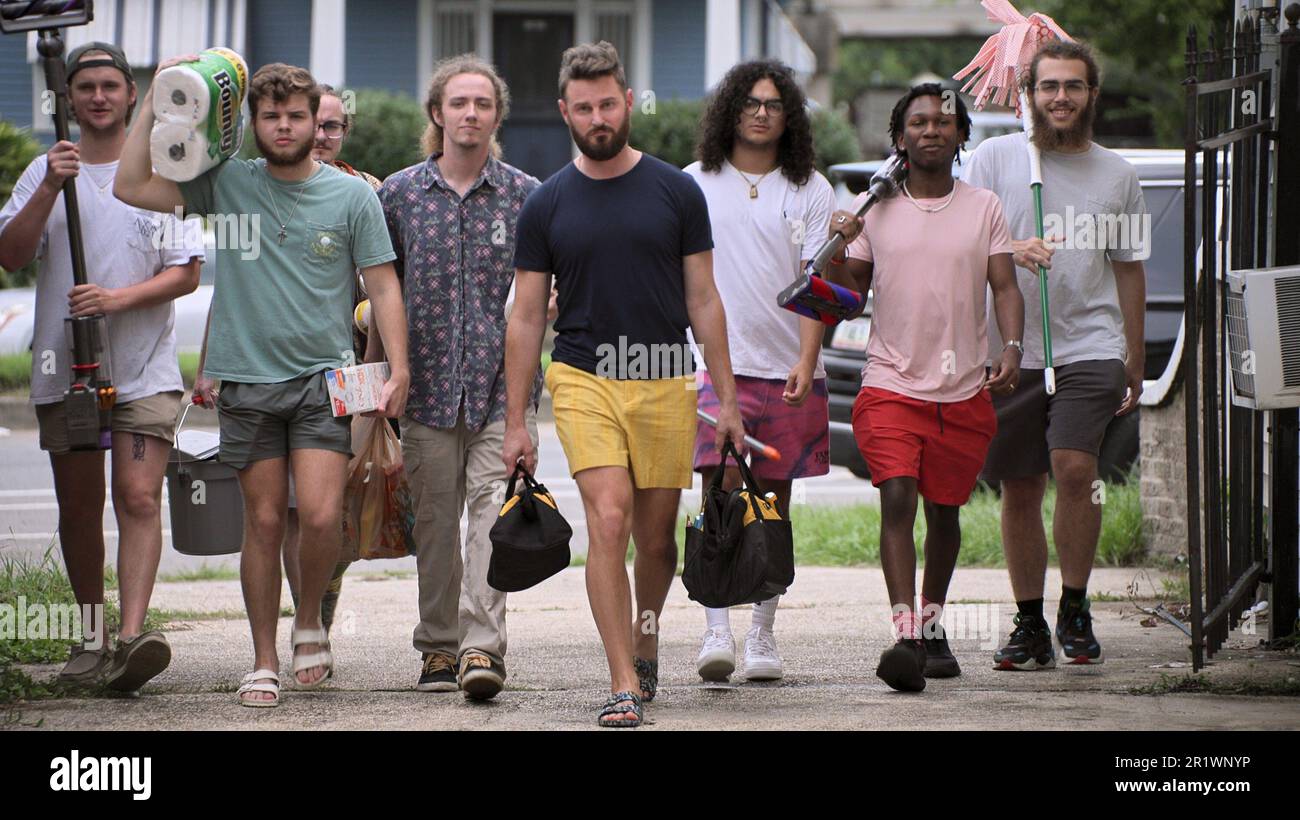 QUEER EYE, from left: Josh Johnson, Ryan Parker, Josh Allen, Ian ...