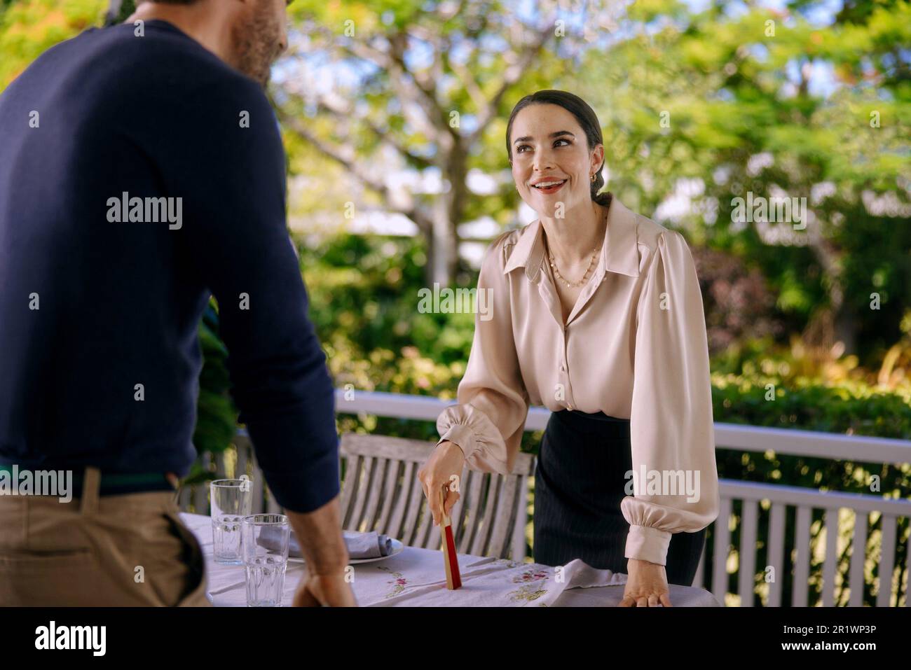 WHEN LOVE SPRINGS, from left: James William O'Halloran, Rhiannon Fish ...