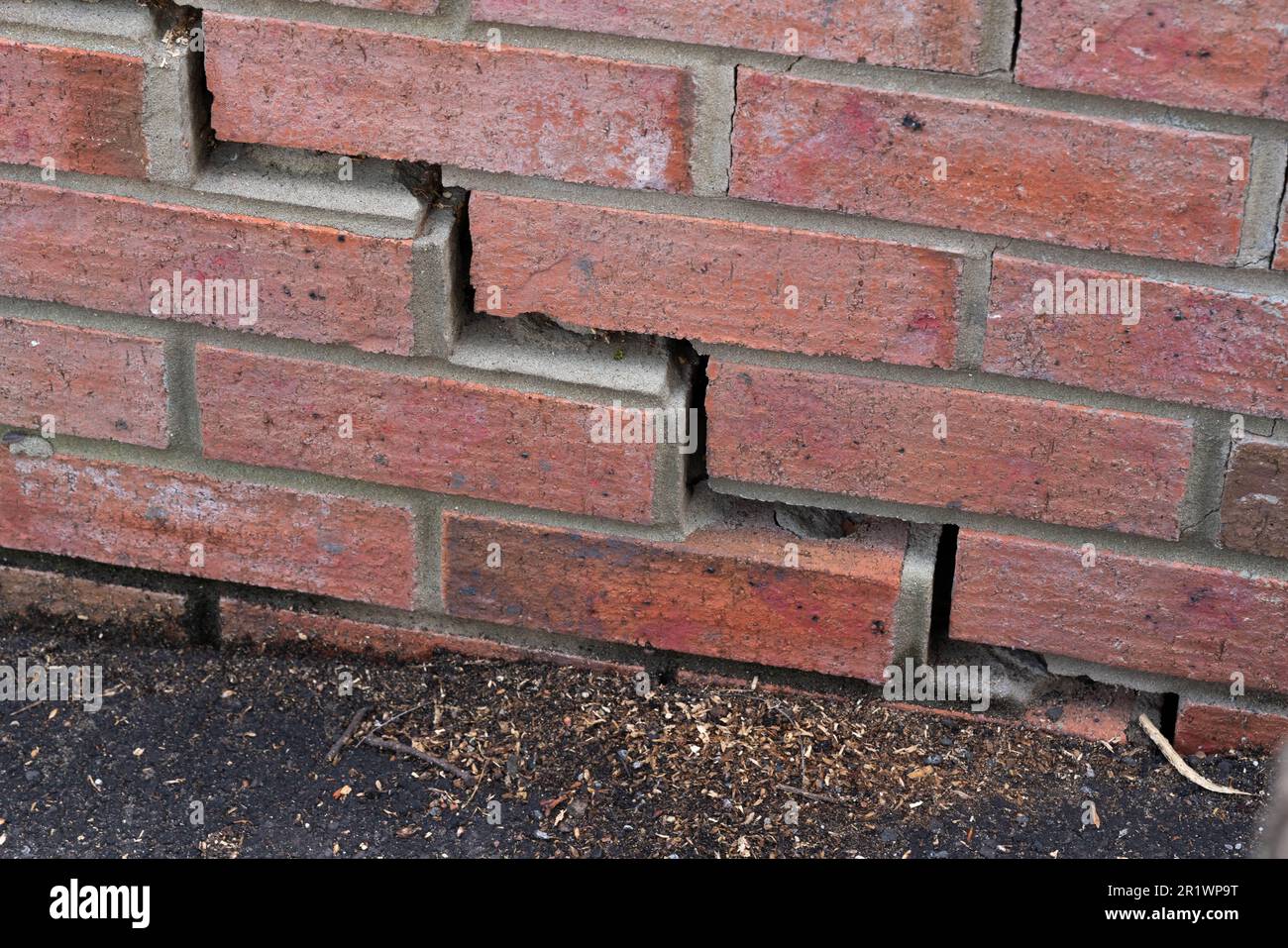 Subsidence, downward, vertical movement, Earth's surface, natural ...