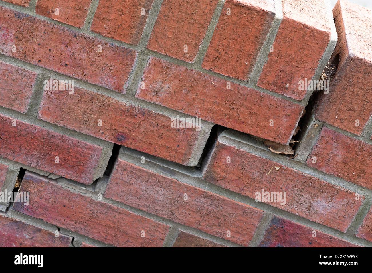 Subsidence, downward, vertical movement, Earth's surface, natural ...