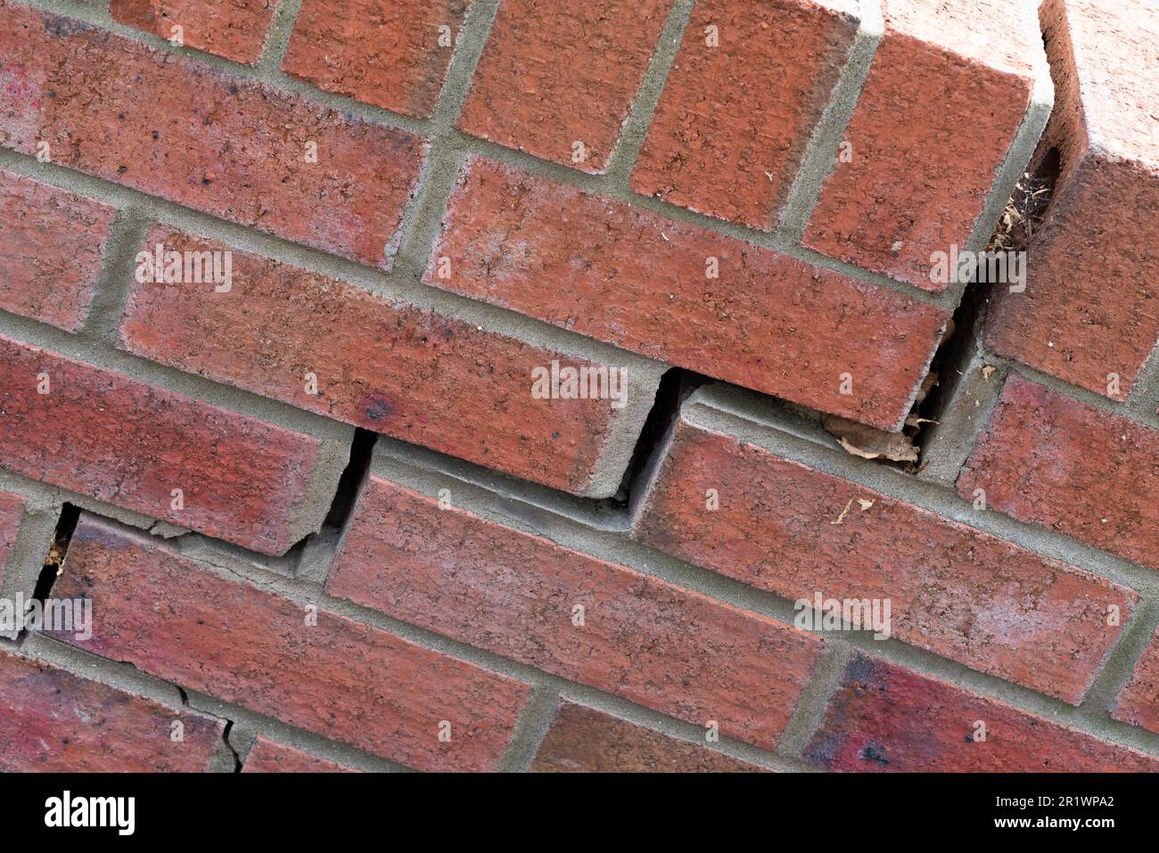 Subsidence, downward, vertical movement, Earth's surface, natural ...