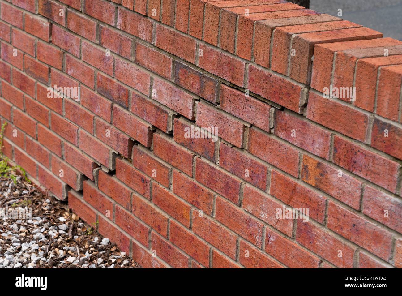 Subsidence, downward, vertical movement, Earth's surface, natural ...