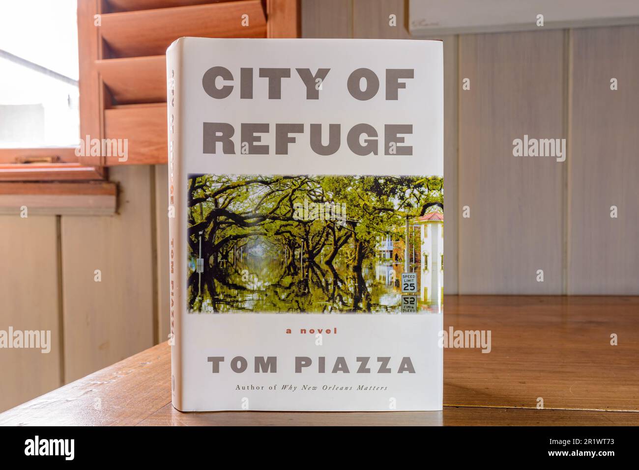 NEW ORLEANS, LA, USA - MAY 12, 2023: Front cover of "City of Refuge," a ...