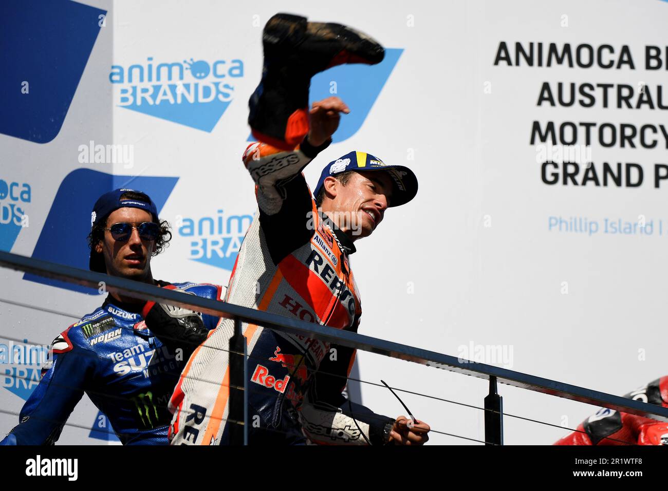 Marc marquez podium australia hi-res stock photography and images - Alamy