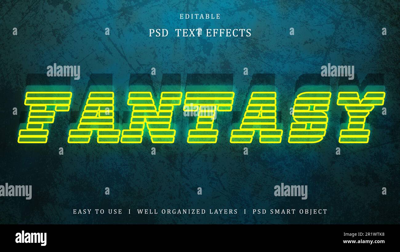 Magic 3d text effect style hi-res stock photography and images - Alamy