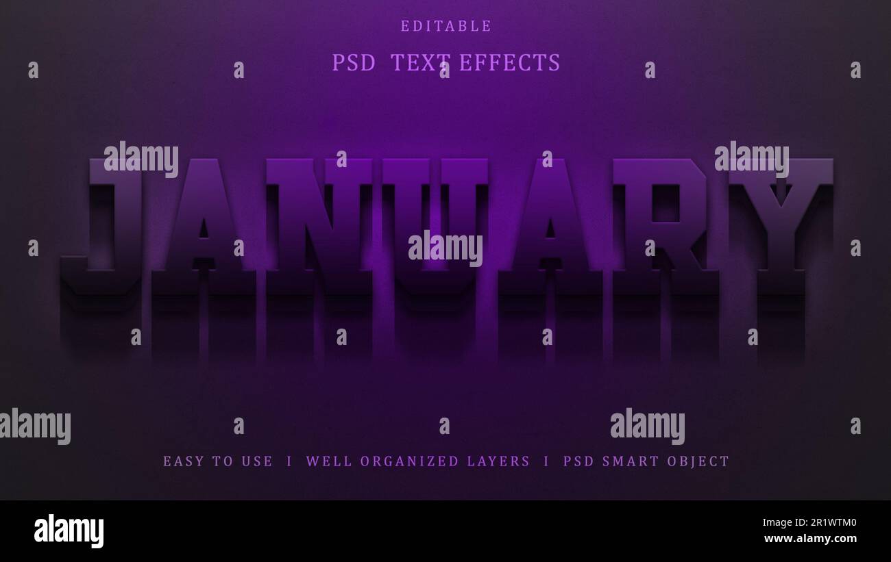 January text hi-res stock photography and images - Alamy