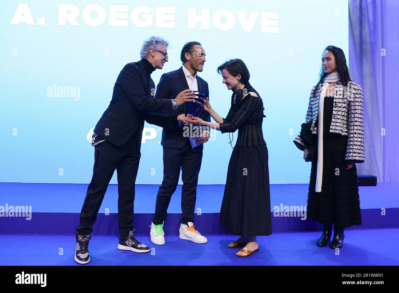 Paris, France. 15th May, 2023. Sebastien Jondeau, Caroline Lebar and ...