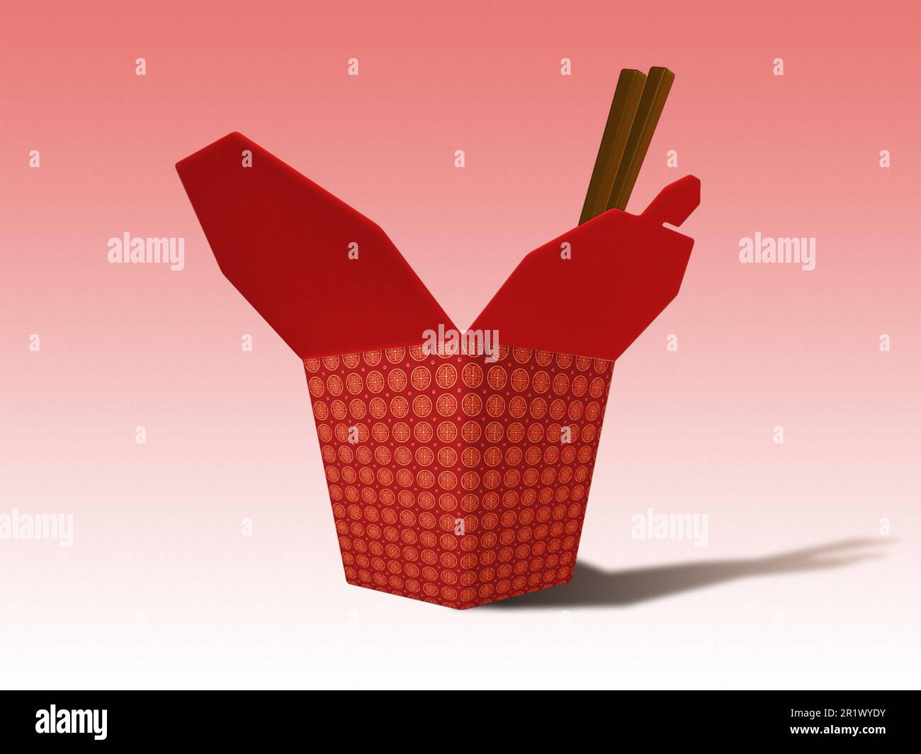 Chinese food box layout hi-res stock photography and images - Alamy