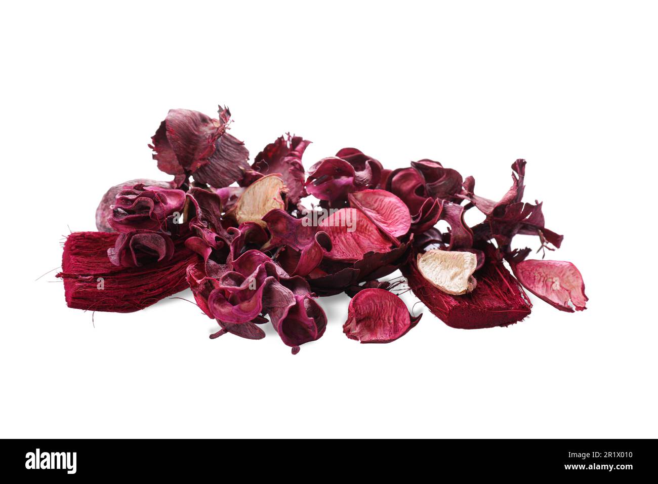 Pile of scented potpourri on white background Stock Photo - Alamy