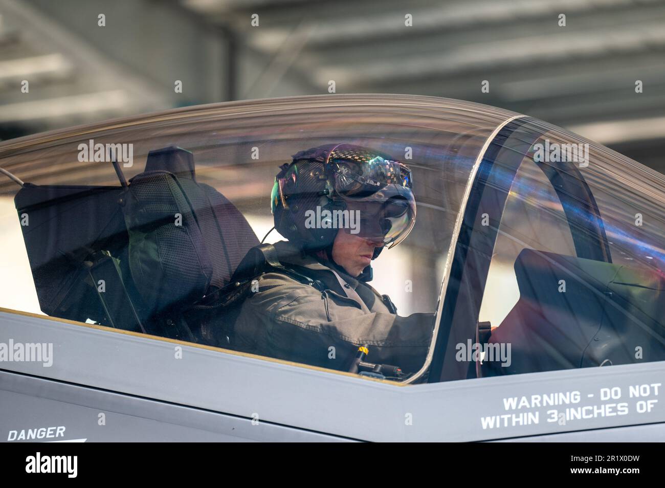 U.S. Air Force Capt. Cole Burton, 495th Fighter Squadron F-35A ...