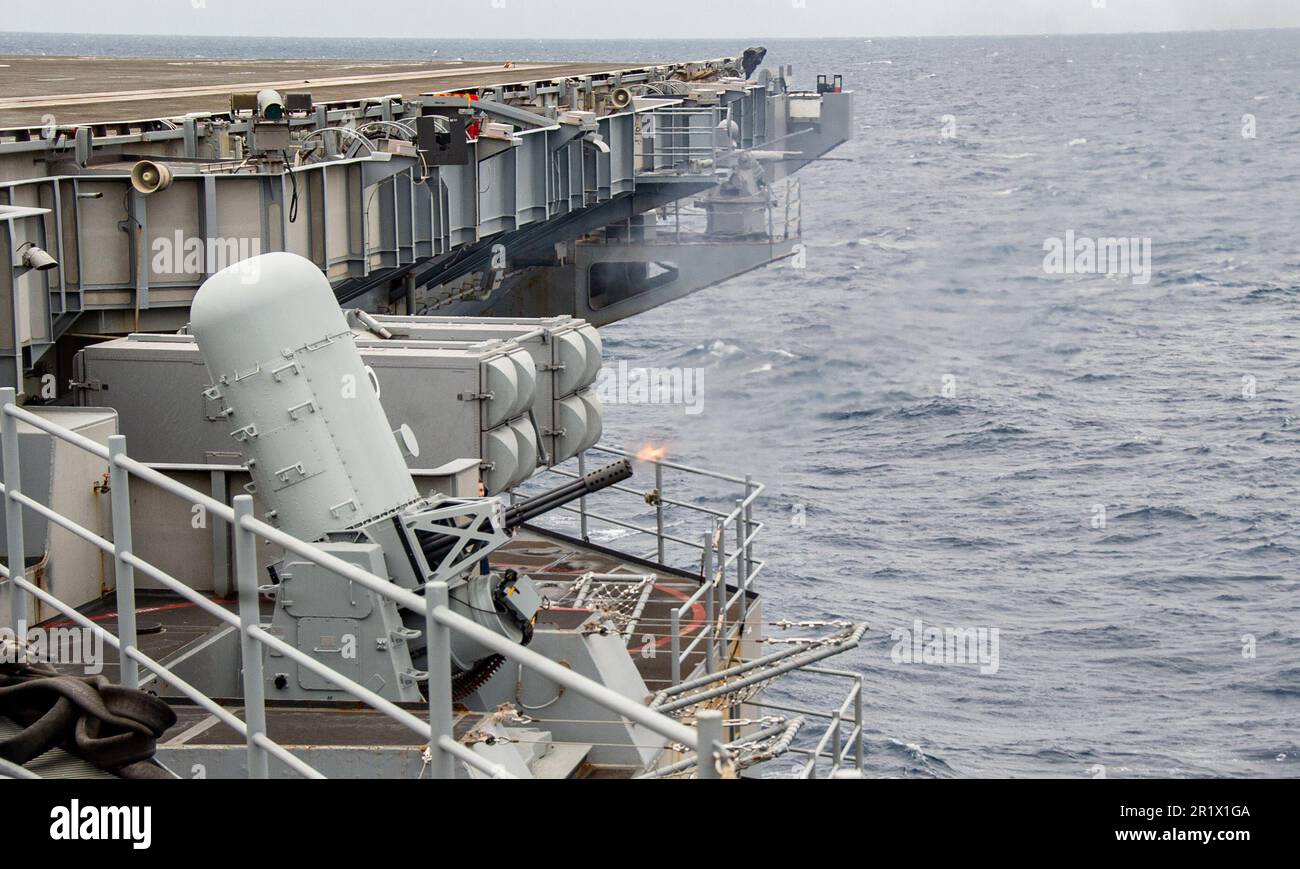 230514-N-RQ159-1051 PACIFIC OCEAN (May 14, 2023) An MK15 Phalanx close ...