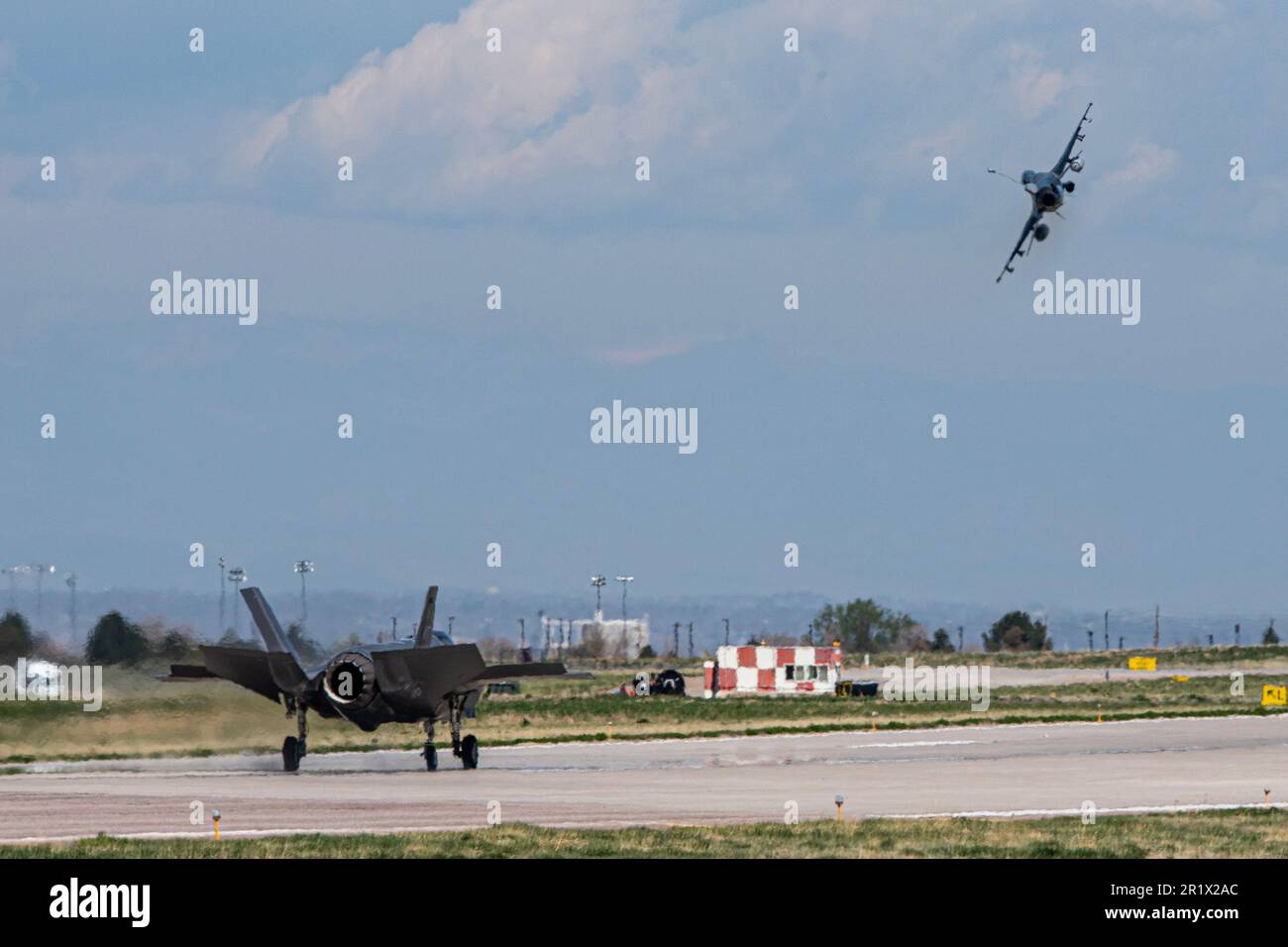 A U.S. Air Force F-35 Lightning II, assigned to the 134th Fighter ...
