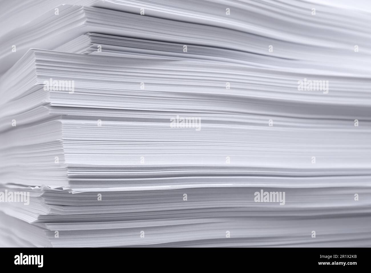 Stack paperwork sheets on desk hi-res stock photography and images - Alamy