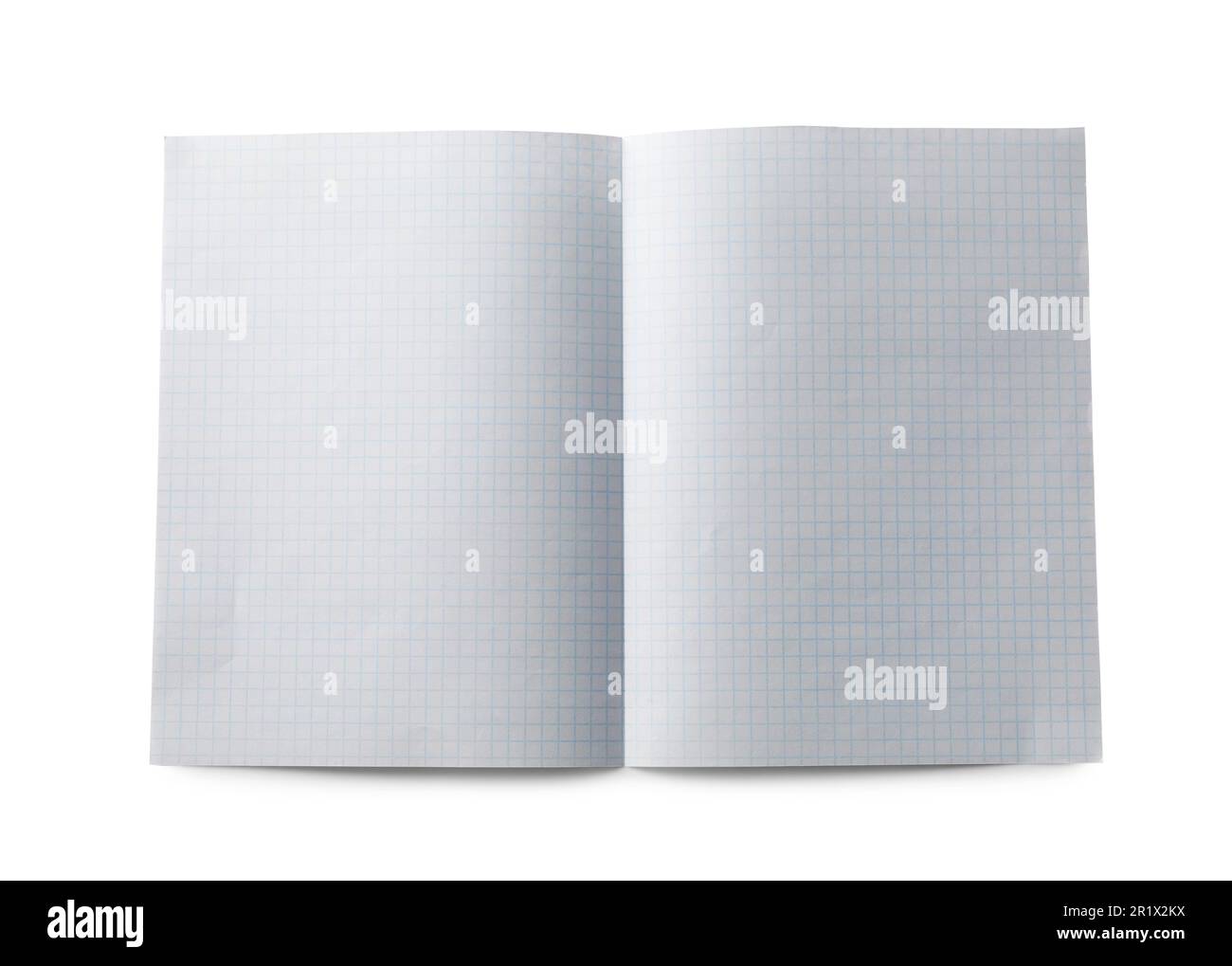 Checkered paper sheet texture Cut Out Stock Images & Pictures - Alamy