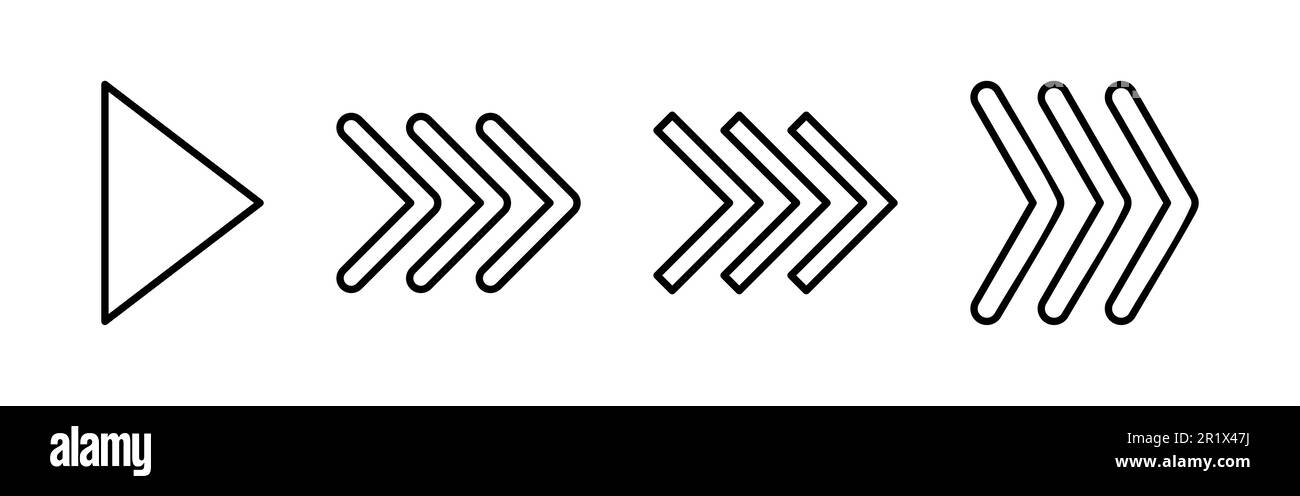 Arrow icon vector. Arrow symbol. Arrow sign for your web design Stock ...