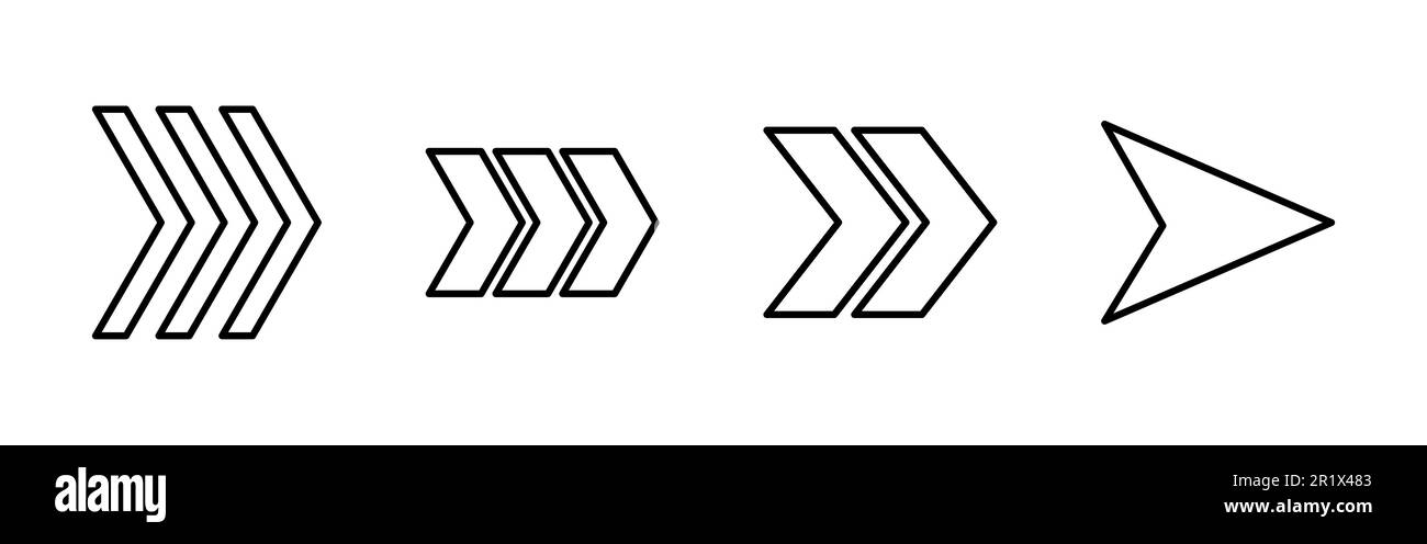 Arrow icon vector. Arrow symbol. Arrow sign for your web design Stock ...