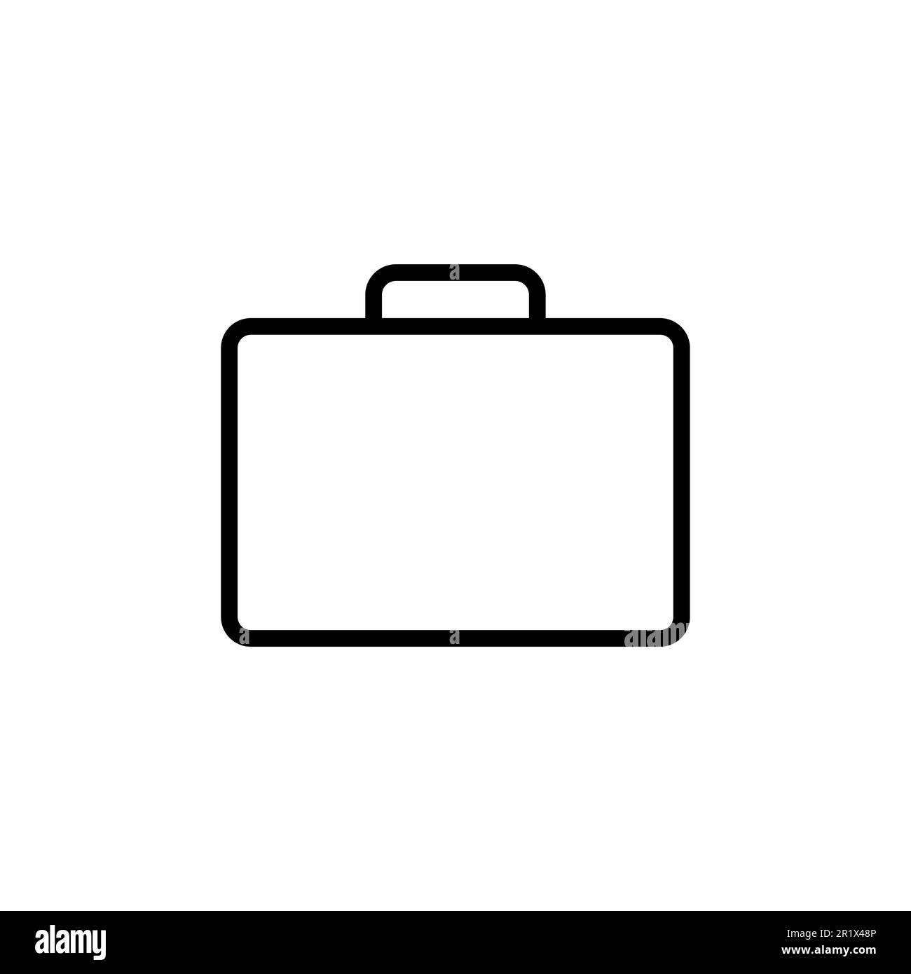 Briefcase icon vector. suitcase icon. luggage symbol Stock Vector Image ...