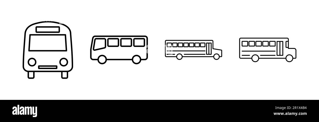 Bus icon vector. bus vector icon Stock Vector Image & Art - Alamy