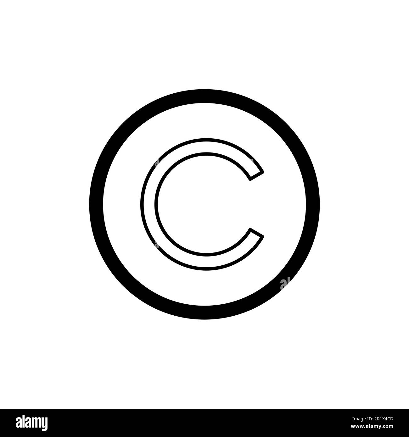 Copyright icon vector. copyright symbols Stock Vector Image & Art - Alamy