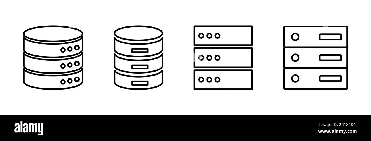 Database icon vector. database vector icon Stock Vector Image & Art - Alamy