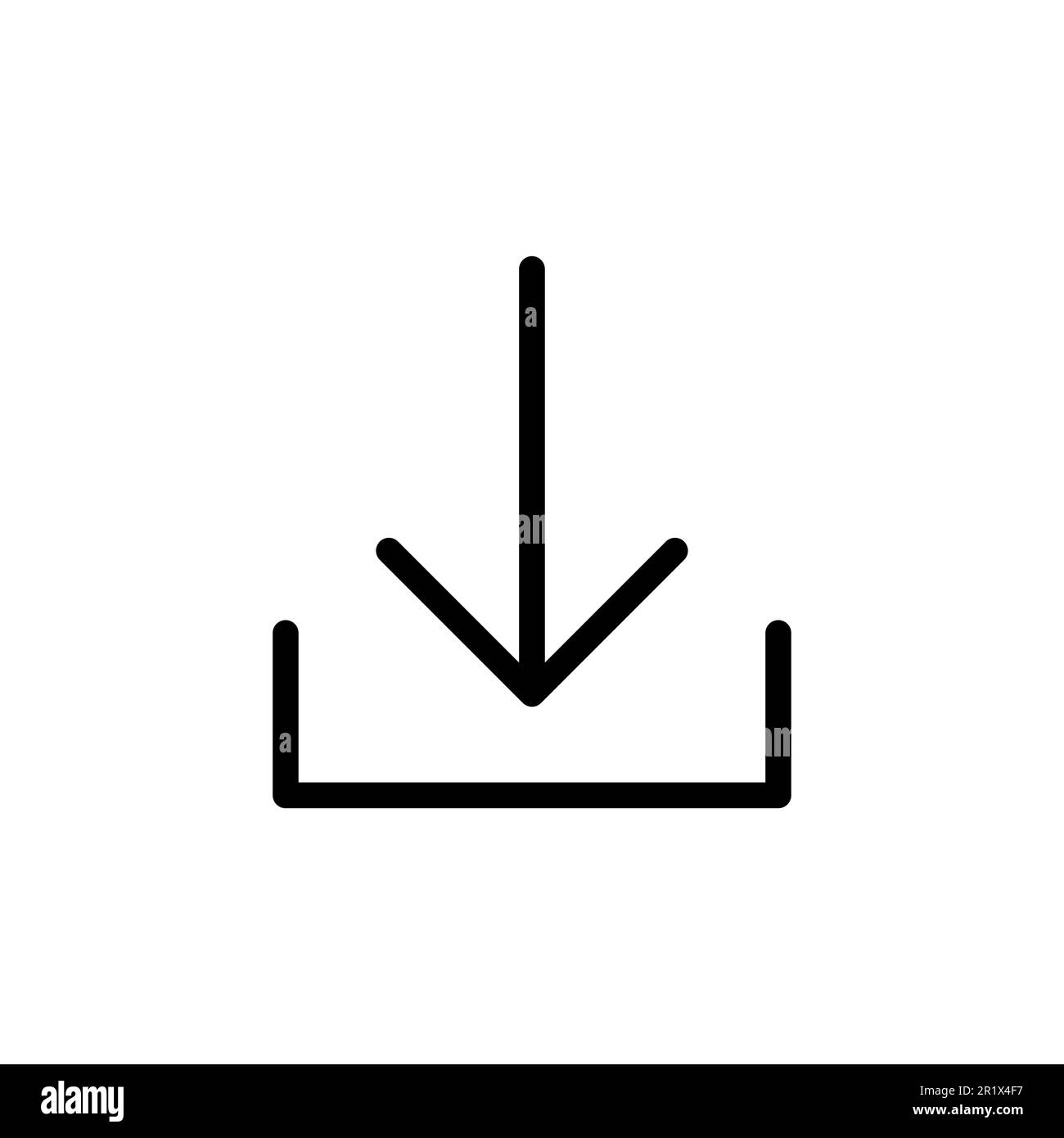 Upload download concept computer Black and White Stock Photos & Images ...