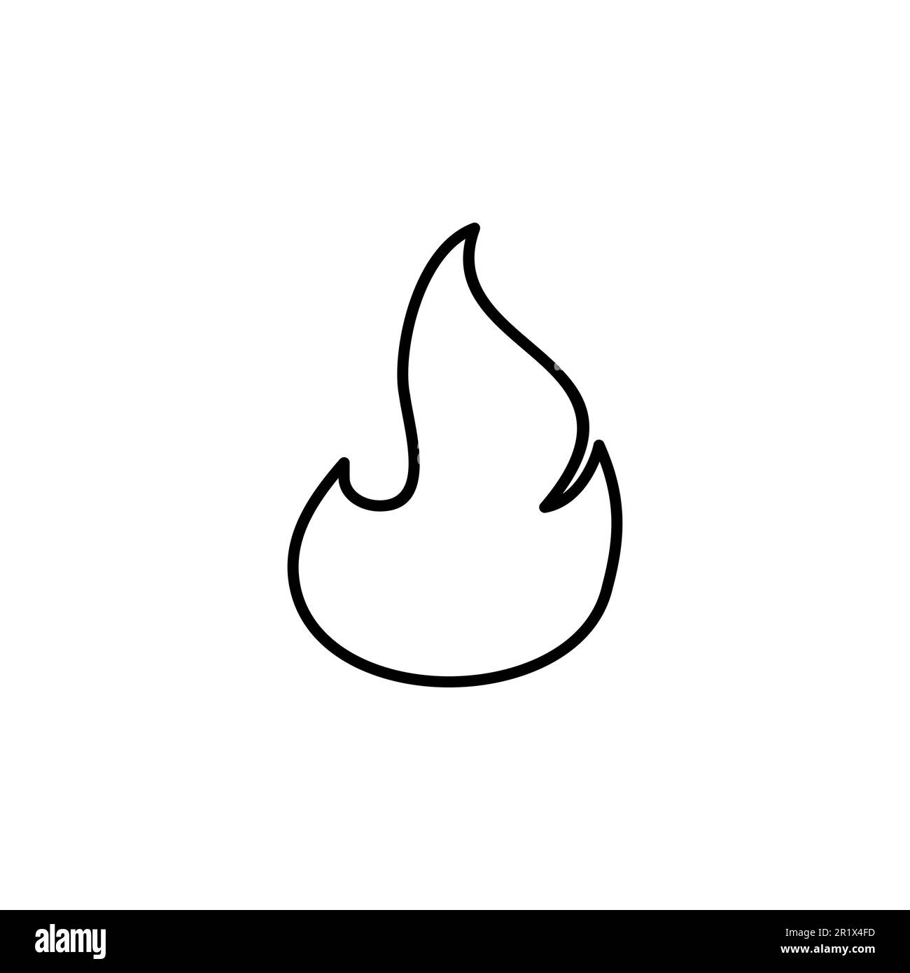 Fire icon vector. fire vector icon Stock Vector Image & Art - Alamy