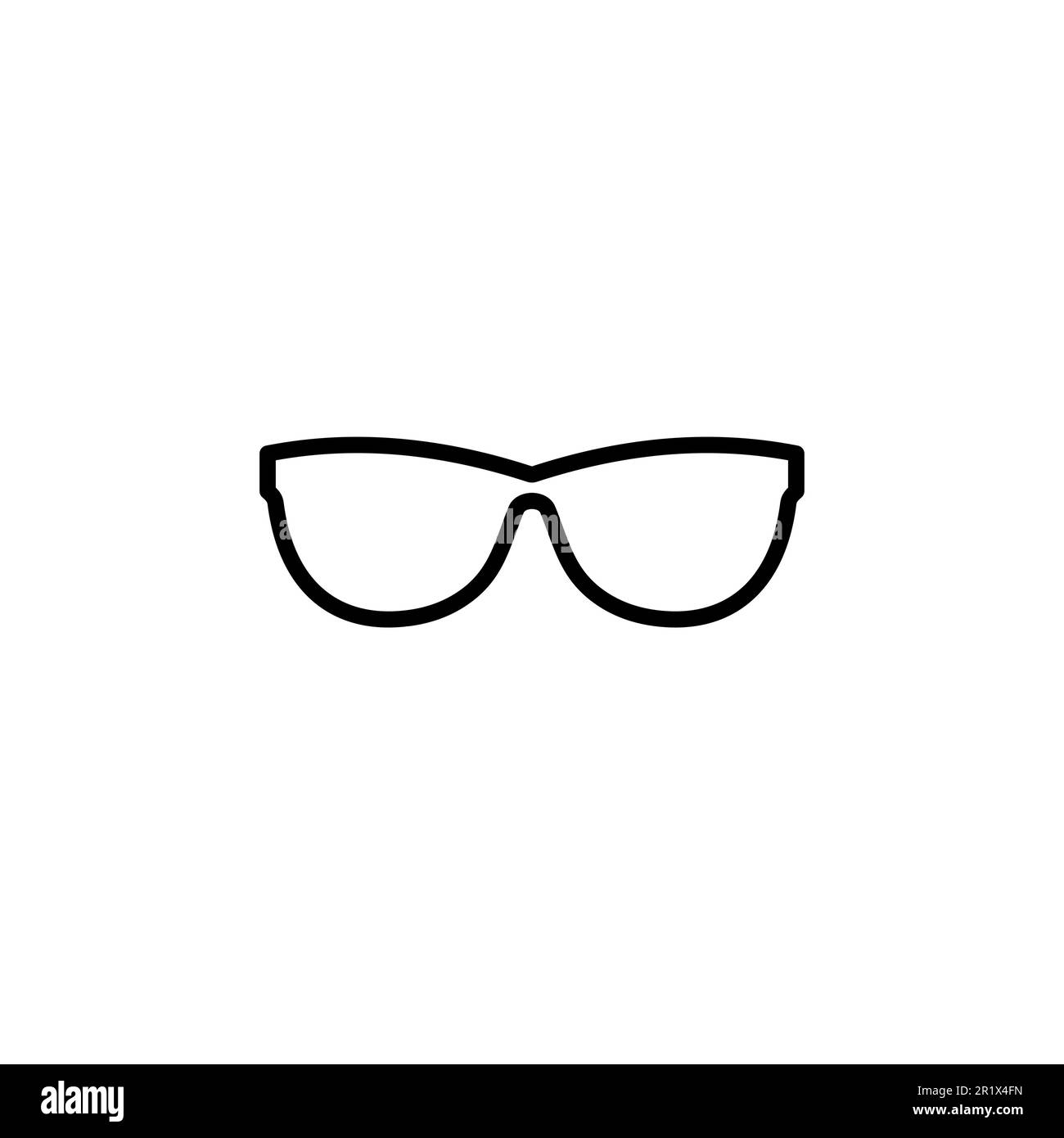 Glasses Icon Vector Glasses Vector Icon Stock Vector Image And Art Alamy