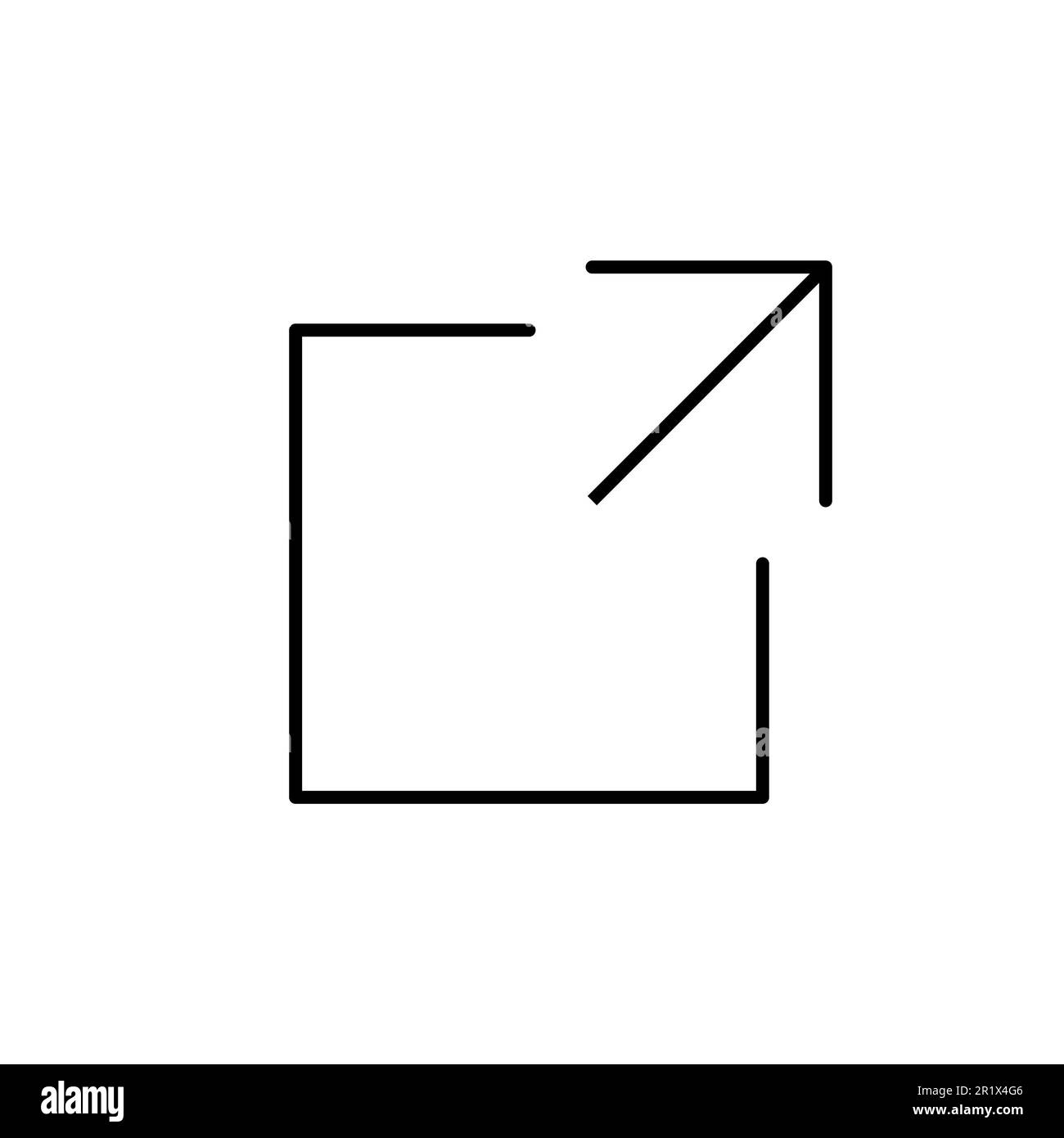 External link icon. link icon vector. hyperlink symbol Stock Vector ...