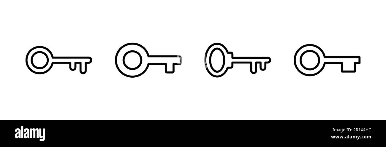 Key icon vector. Key vector icon. Key symbol Stock Vector Image & Art ...