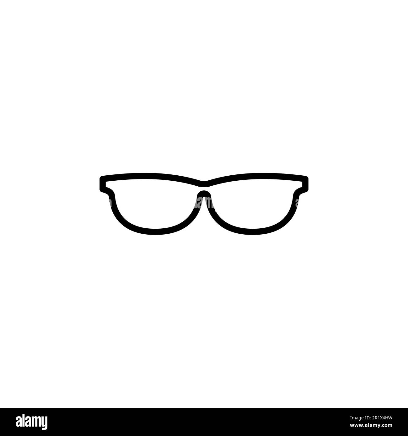 Glasses Icon Vector Glasses Vector Icon Stock Vector Image And Art Alamy