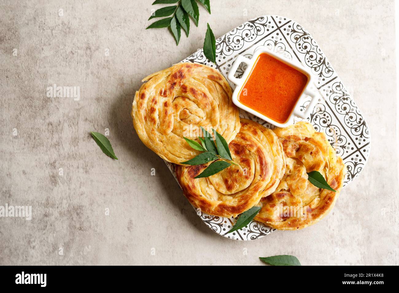 Parotta paratha bread hi-res stock photography and images - Alamy
