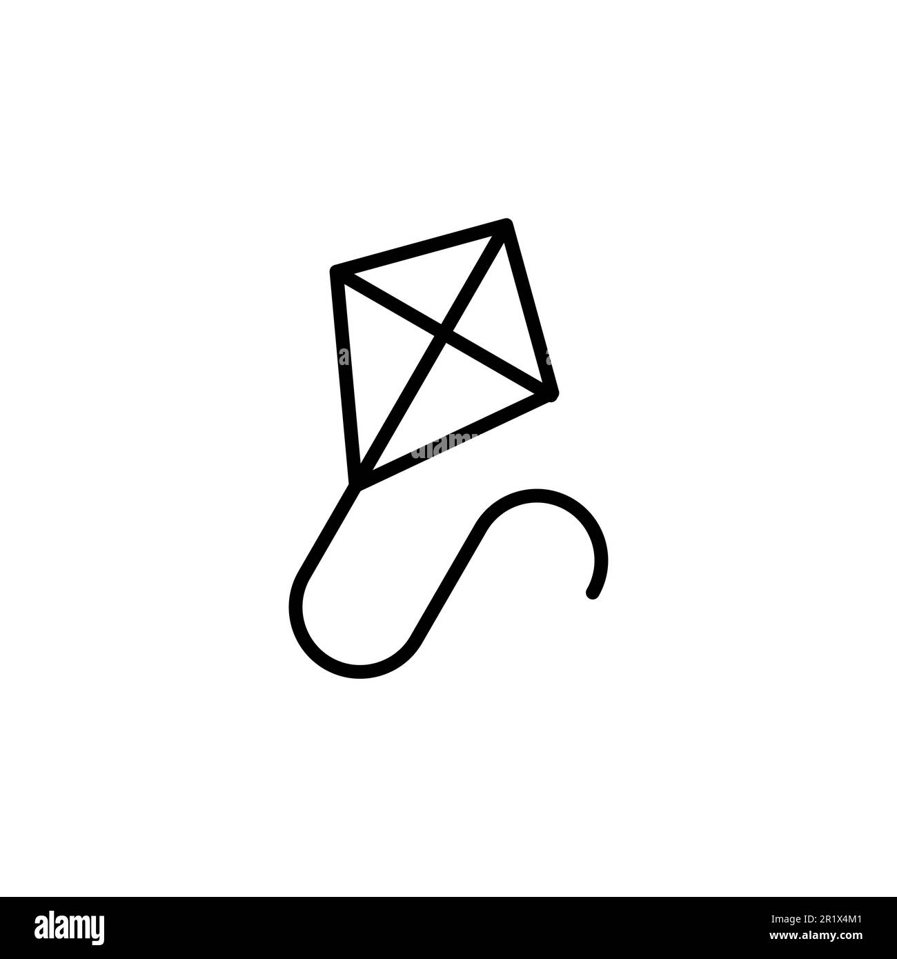 Kite icon vector. kite vector icon Stock Vector Image & Art - Alamy