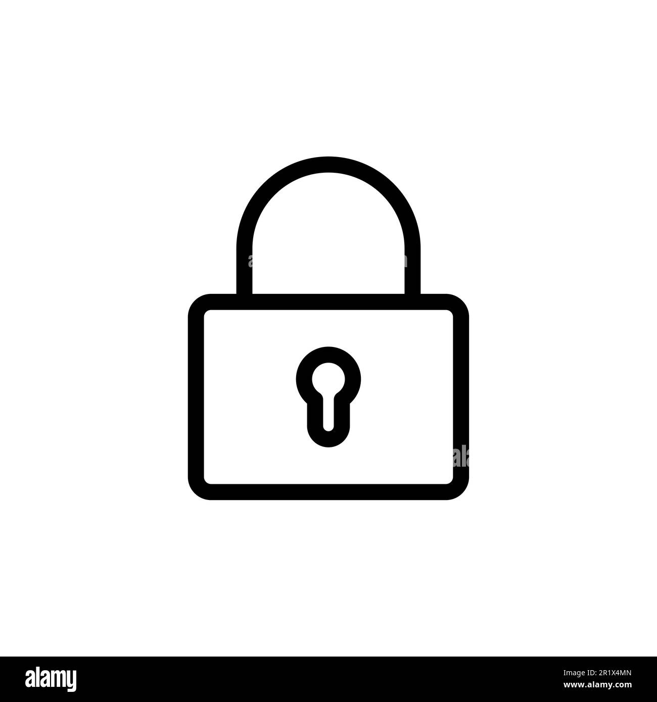 Lock icon vector. Padlock icon vector. Encryption icon. Security symbol ...