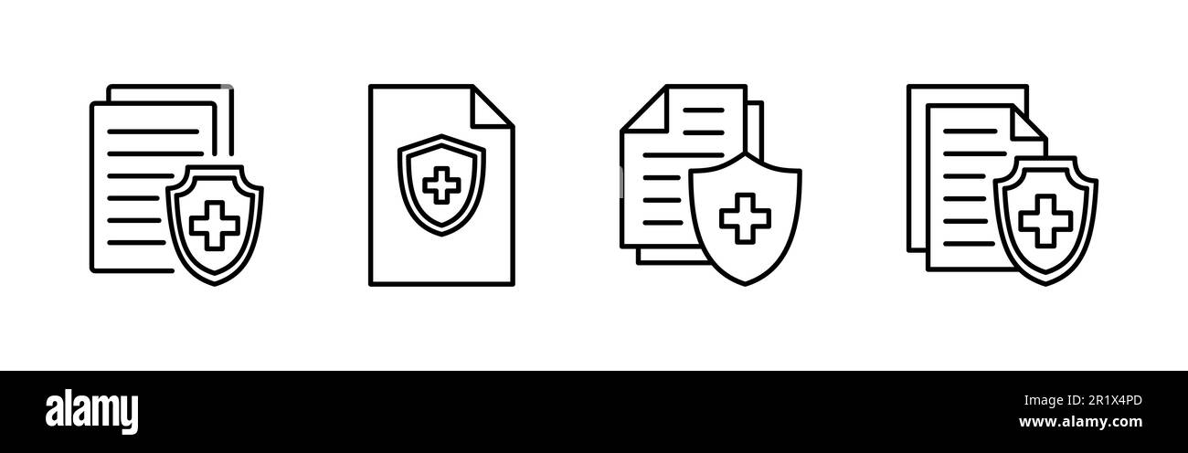 Medical insurance icon vector. health insurance icon Stock Vector Image ...