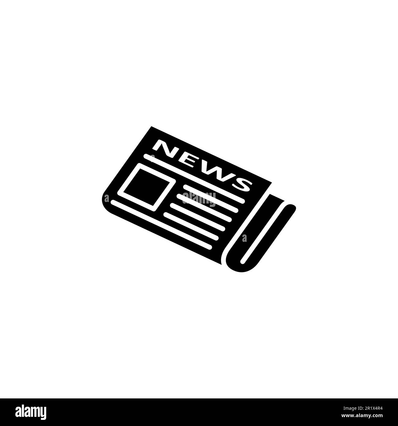 Newspaper icon vector. news paper vector sign Stock Vector Image & Art ...