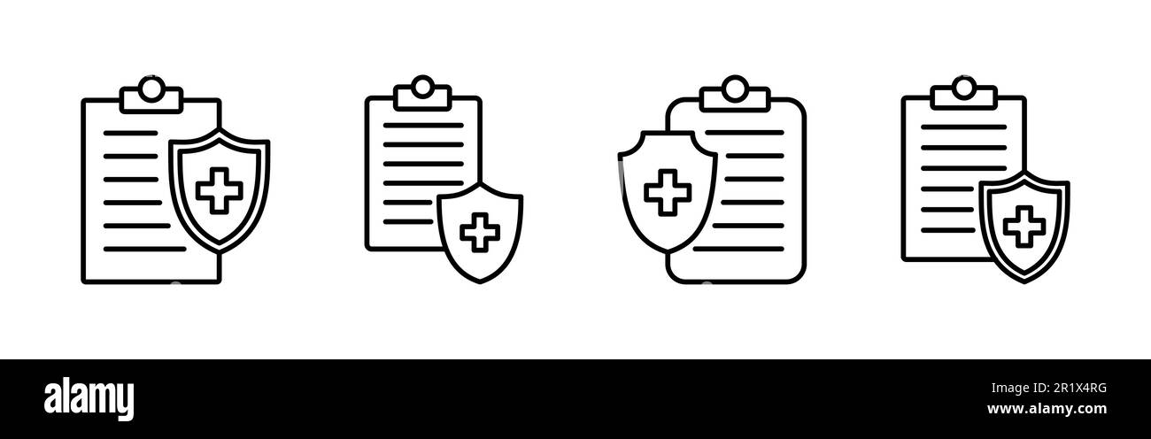 Medical insurance icon vector. health insurance icon Stock Vector Image ...