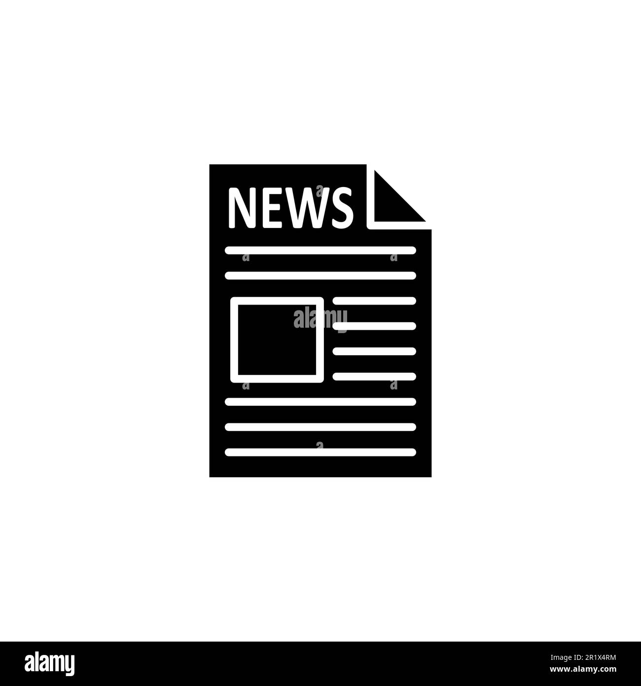 Newspaper icon vector. news paper vector sign Stock Vector Image & Art ...