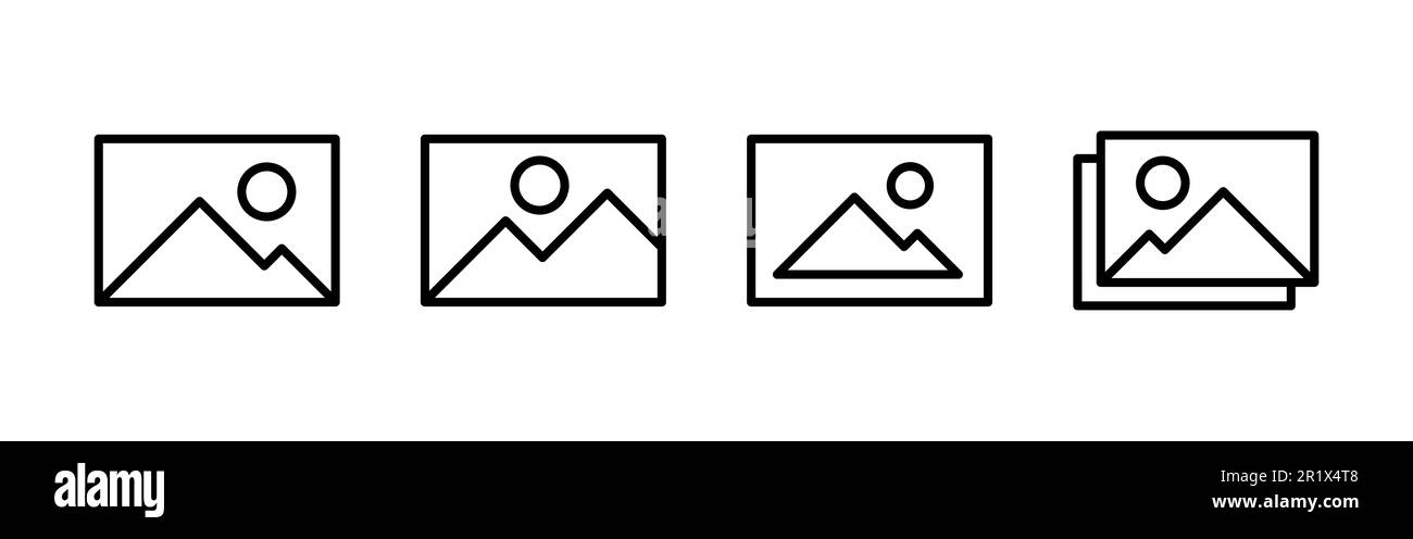 Picture icon vector. photo gallery icon symbol Stock Vector Image & Art ...