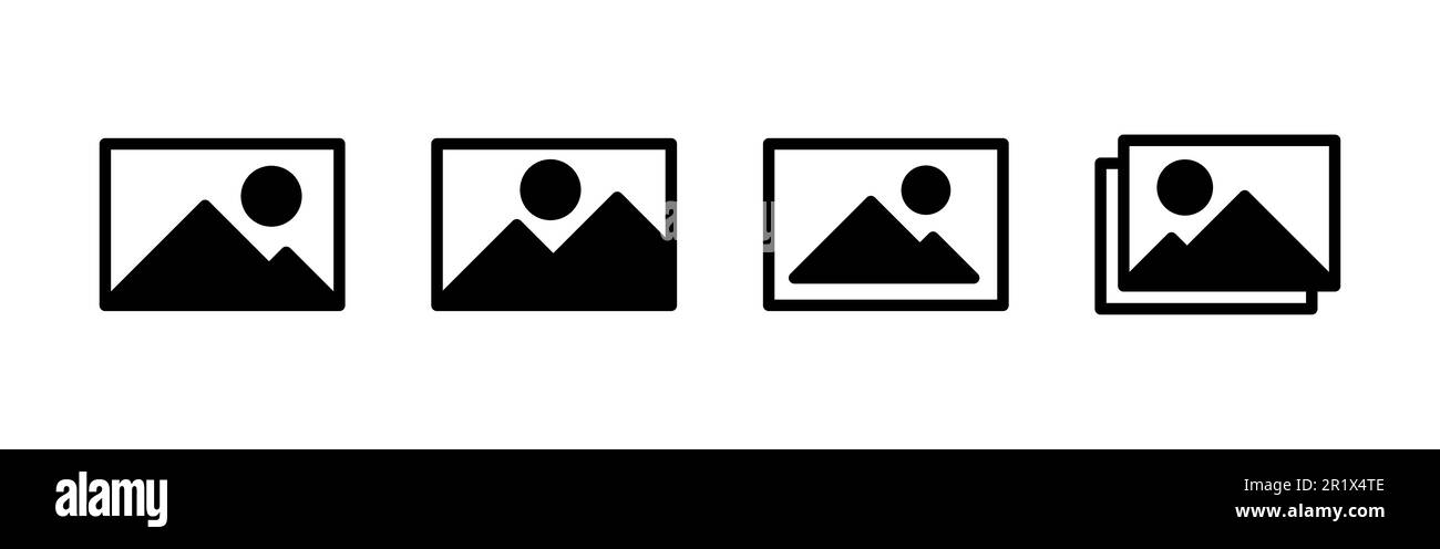 Picture icon vector. photo gallery icon symbol Stock Vector Image & Art ...