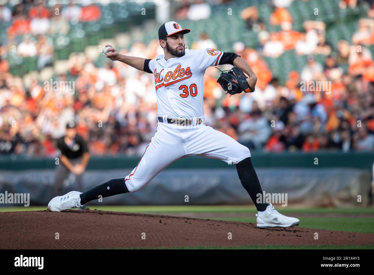 BALTIMORE, MD - MAY 15: Baltimore Orioles starting pitcher Grayson ...