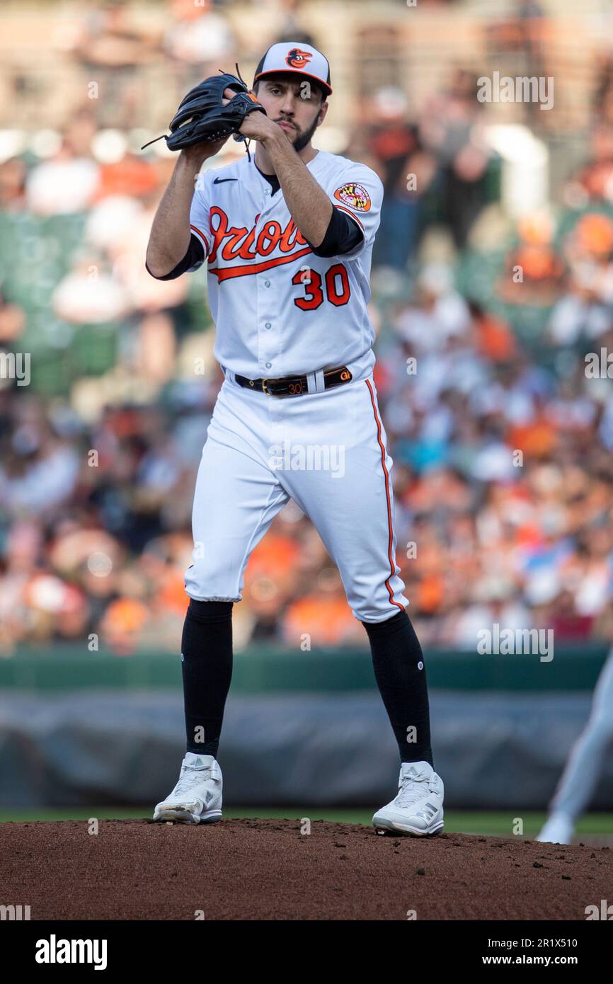 BALTIMORE, MD - MAY 15: Baltimore Orioles starting pitcher Grayson ...