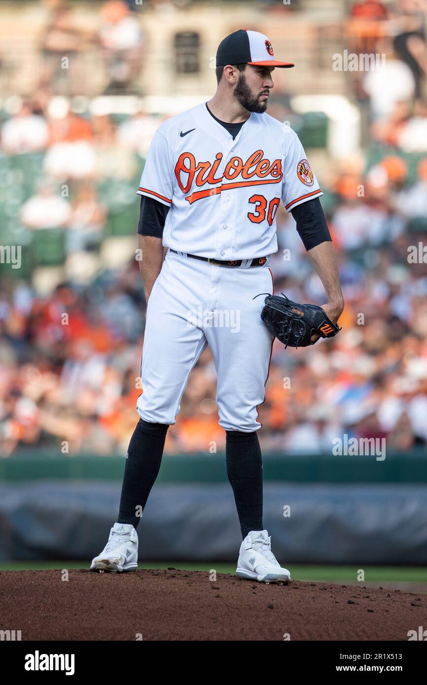 BALTIMORE, MD - MAY 15: Baltimore Orioles starting pitcher Grayson ...